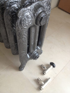 Retro/Classic in Antique Silver with Nickel Plated Valves – Radiatorplus